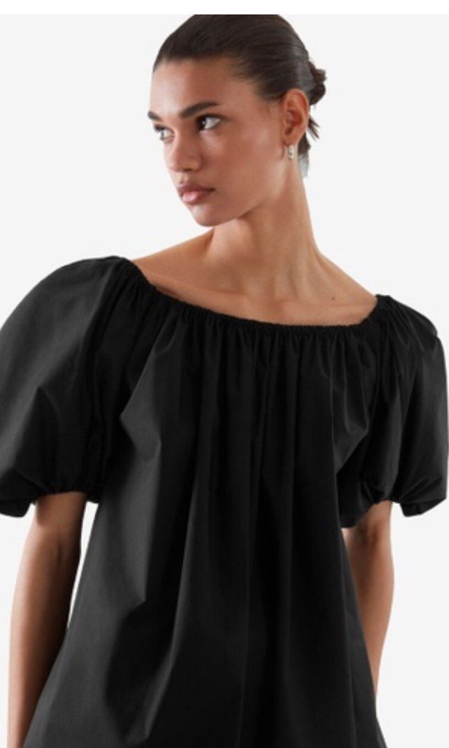 COS off the shoulder blouse, Women's Fashion, Tops, Blouses on Carousell