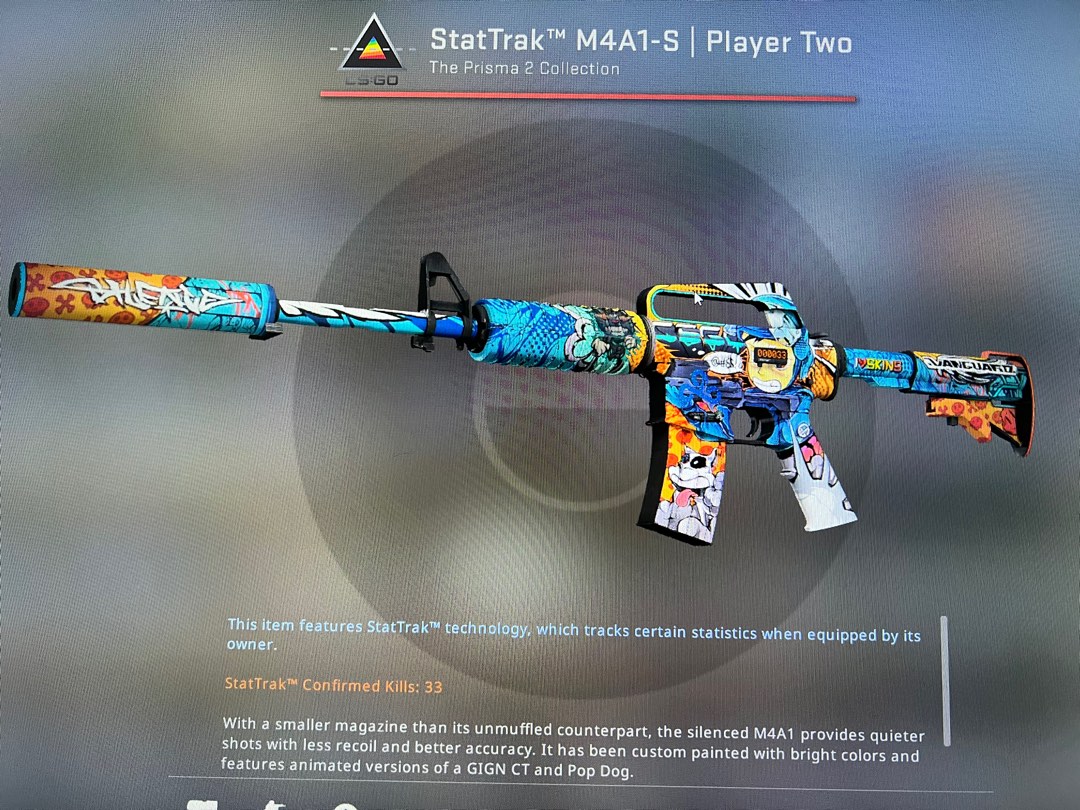 CSGO M4A1-S Player Two FT Field Tested StatTrak, Video Gaming, Video ... CSGO M4A1-S Player Two FT Field Tested StatTrak, Video Gaming, Video ...