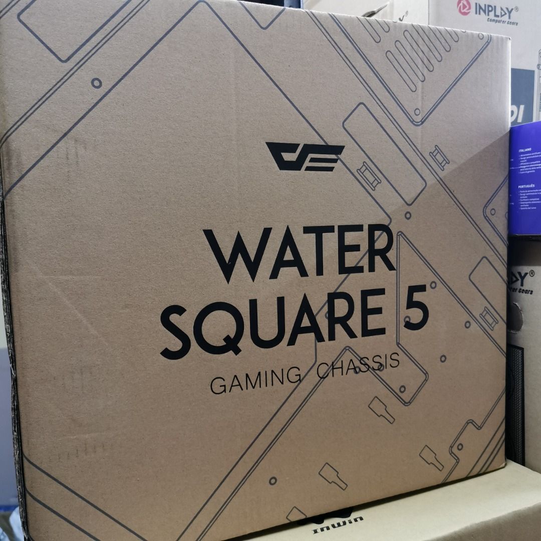 DarkFlash Water Square 5 Mesh ATX PC Case w/ 3 Static RGB Fans on Carousell