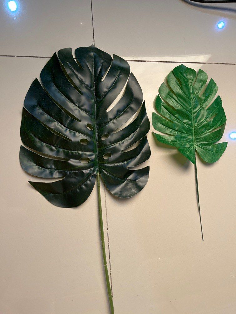 Daun Monstera Palsu Artificial dekorasi tanaman, Perabotan Rumah di ...