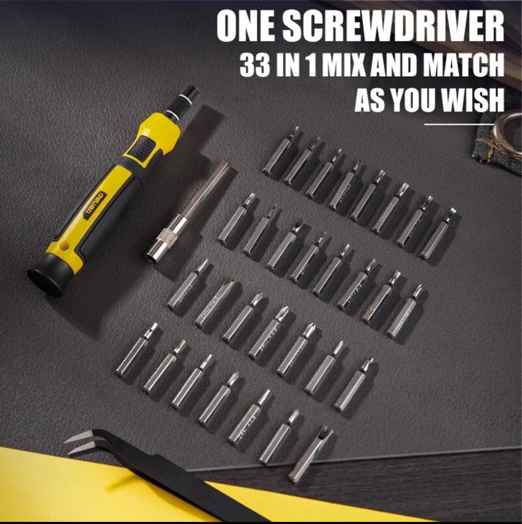 Deli 33-Piece Set Electronic Precision Multifunction Repair Kit ...