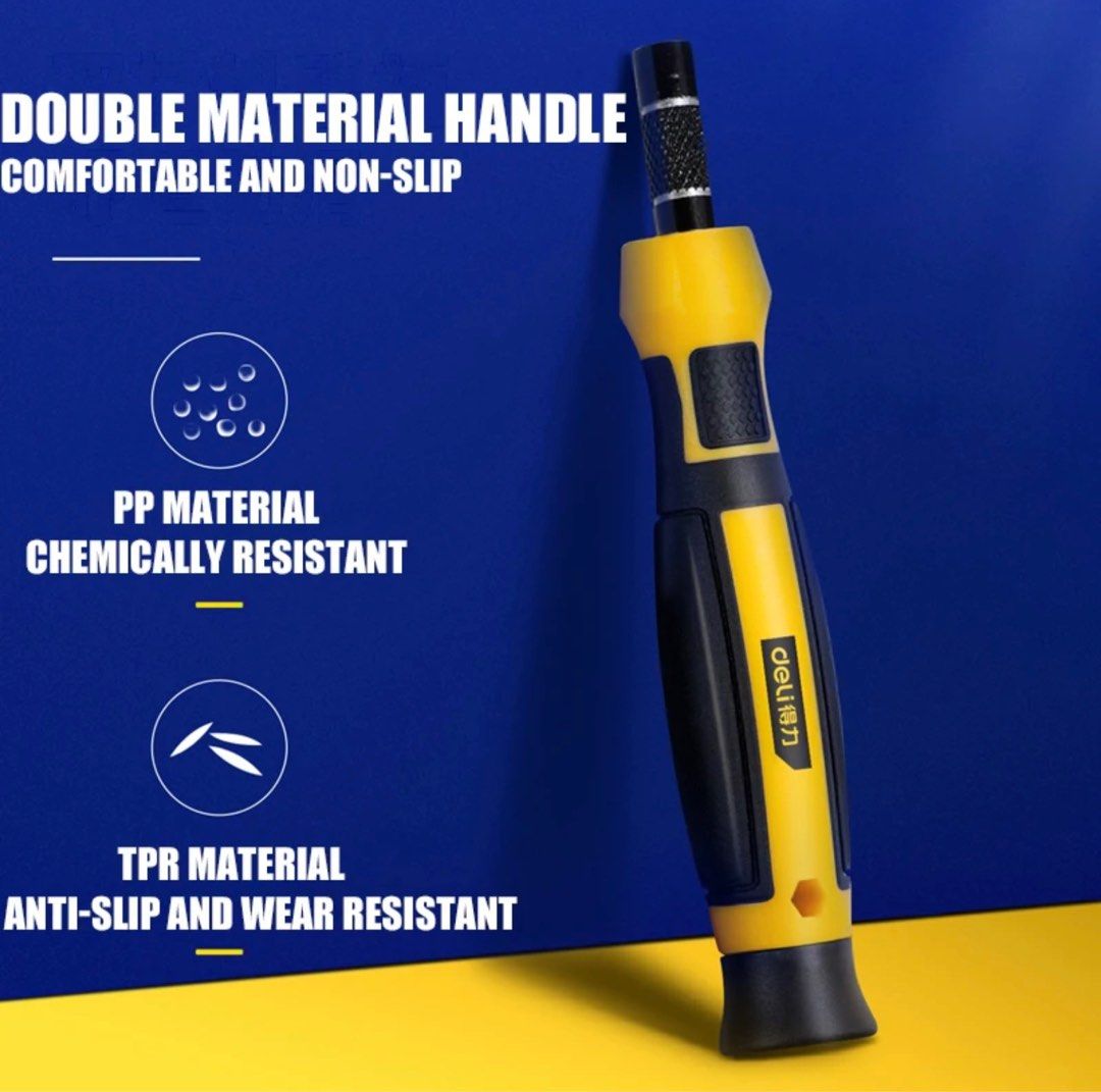 Deli 33-Piece Set Electronic Precision Multifunction Repair Kit ...