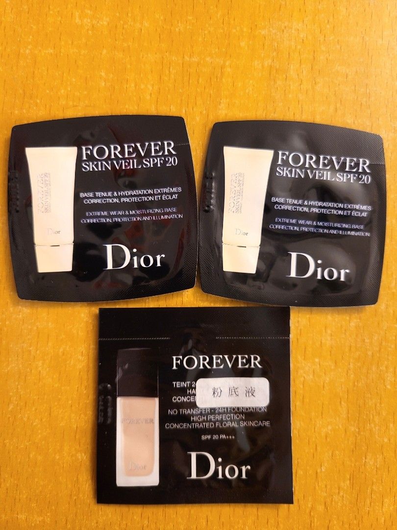 (dkny) Dior Foundation & Base Sample x3, 美容＆化妝品, 健康及美容 - 皮膚護理, 化妝品 ...