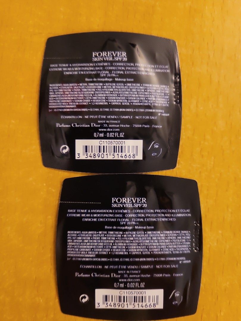 (dkny) Dior Foundation & Base Sample x3, 美容＆化妝品, 健康及美容 - 皮膚護理, 化妝品 ...