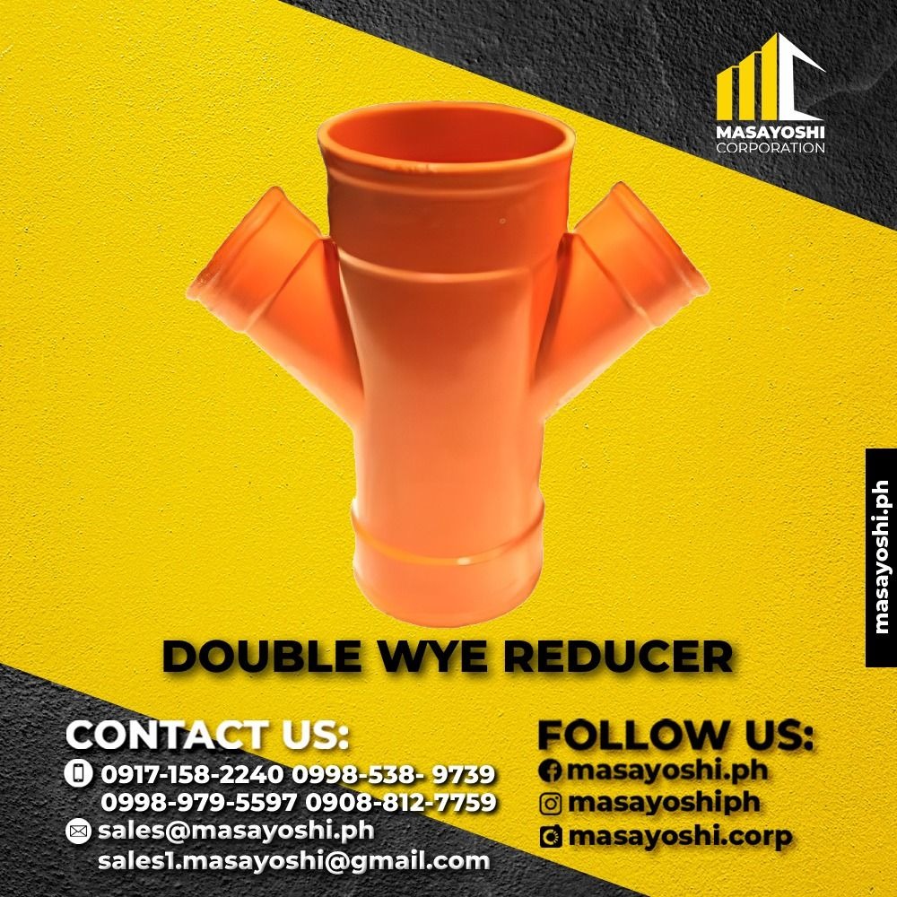 double wye reducer, pvc fittings, piping, pipe works, couplings ...