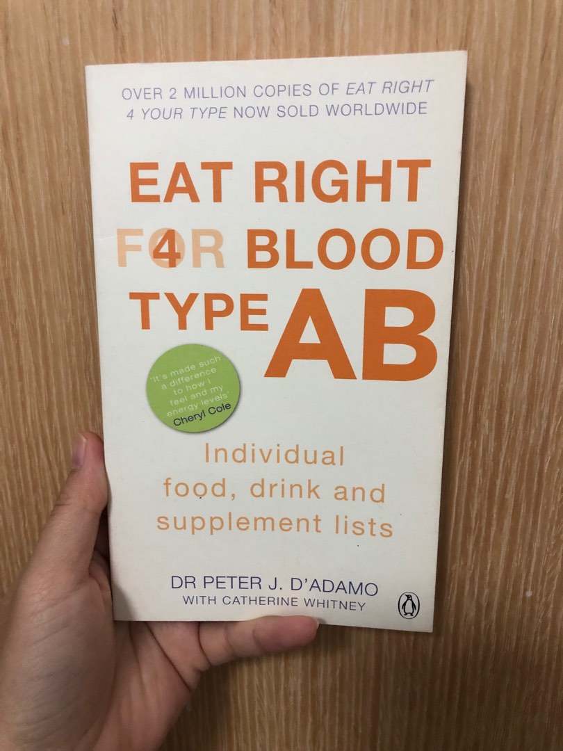 Blood type and diet book, Hobbies & Toys, Books & Magazines, Fiction ...