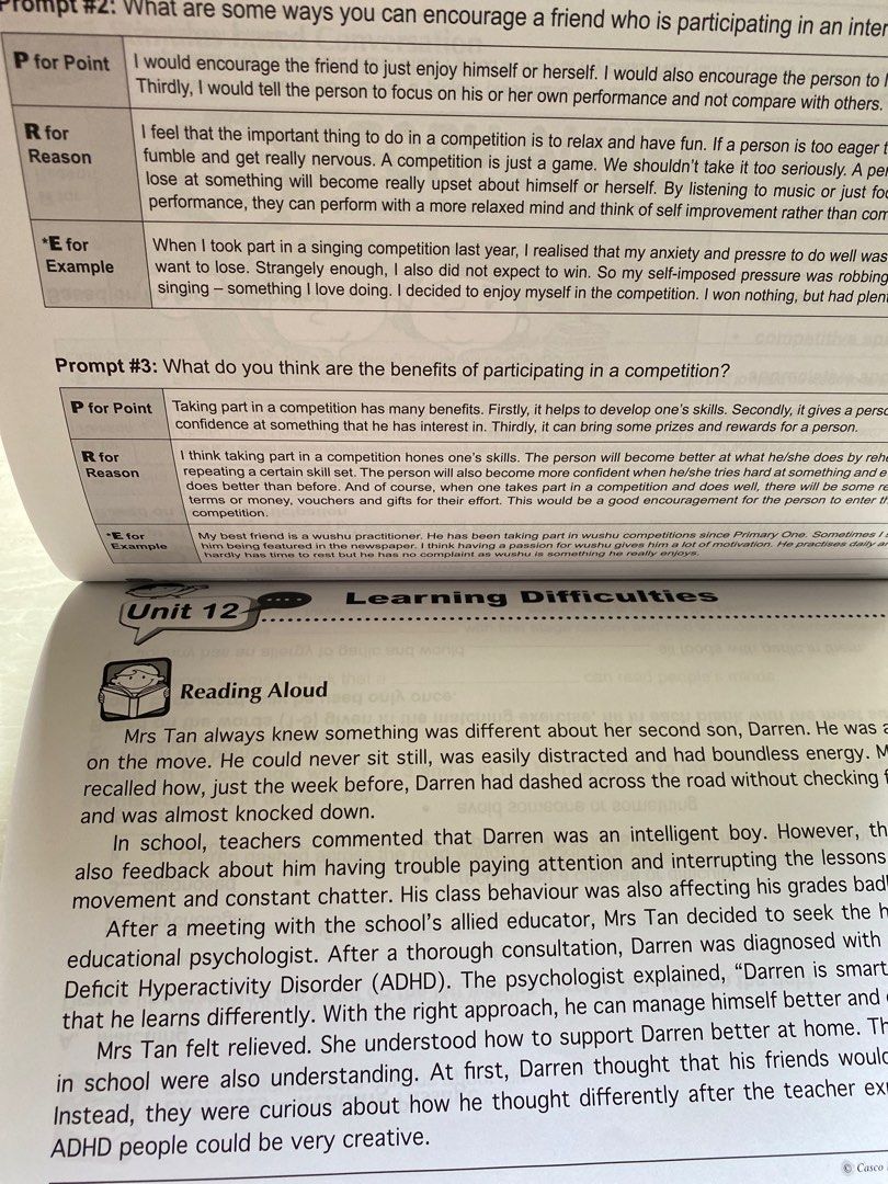 Primary 3 / primary 5/ Primary 6 : CASCO English oral reading aloud ...