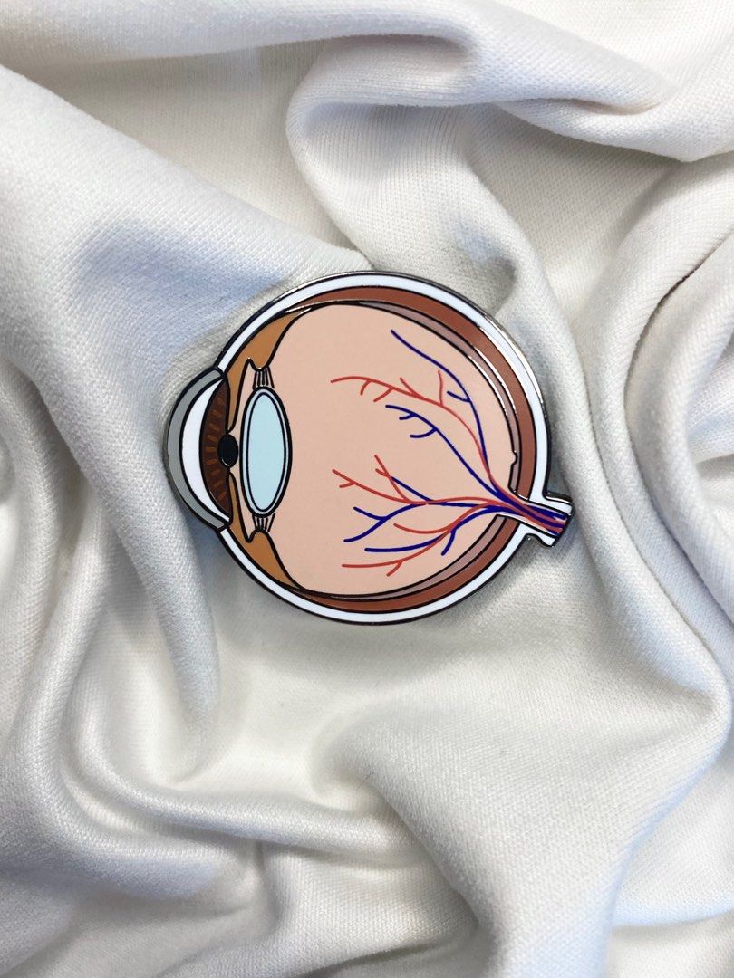 Eye Enamel Pin, Luxury, Accessories on Carousell
