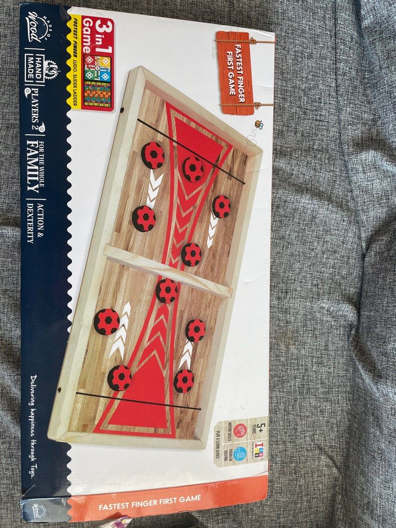 Fastest finger board game 3 in 1 and matching letter , Hobbies & Toys ...