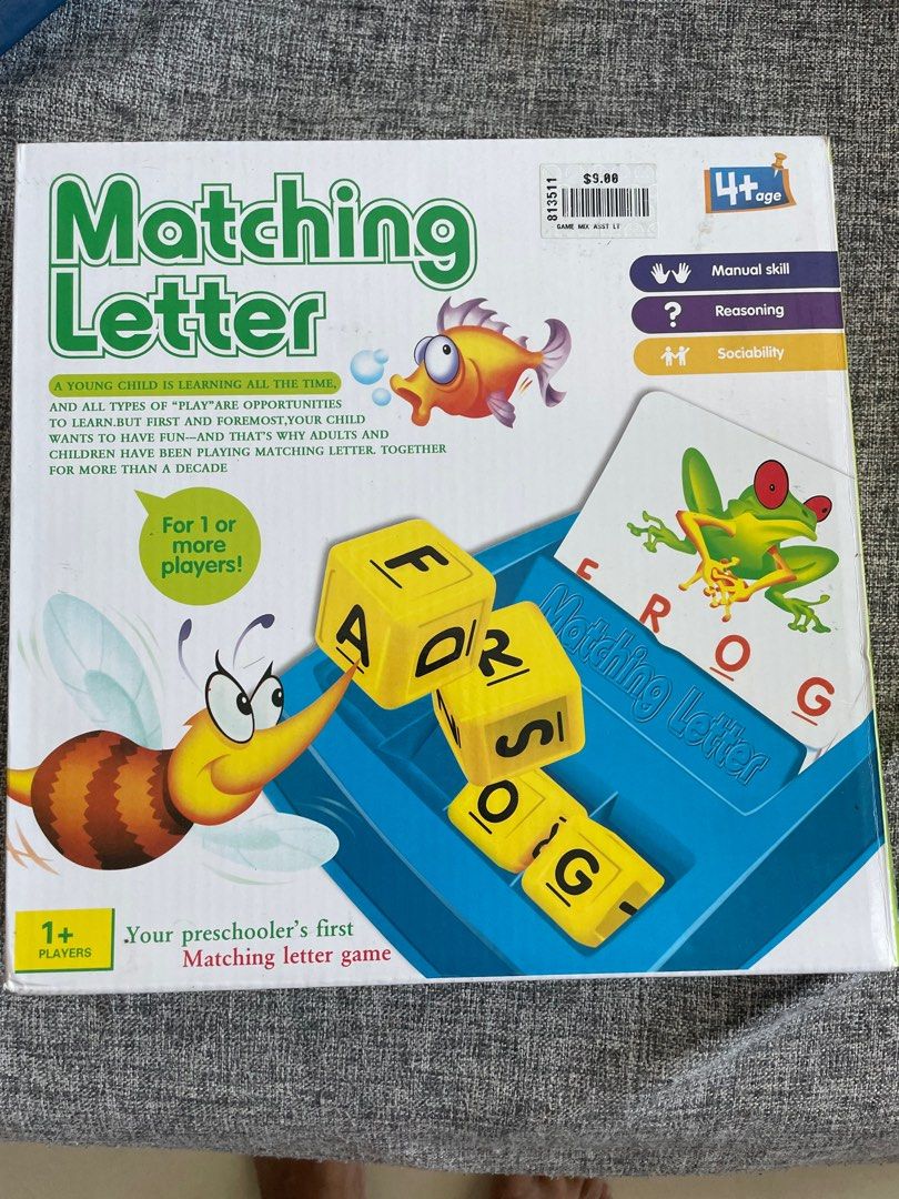 Fastest finger board game 3 in 1 and matching letter , Hobbies & Toys ...