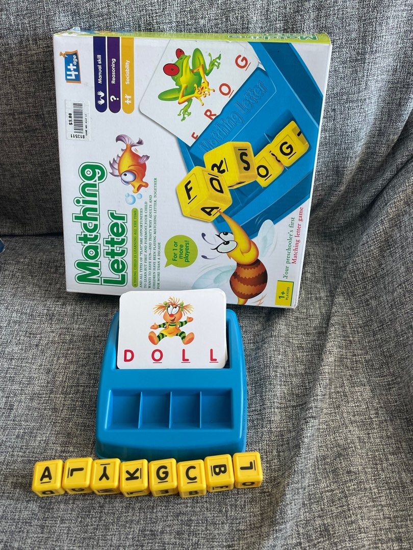 Fastest finger board game 3 in 1 and matching letter , Hobbies & Toys ...