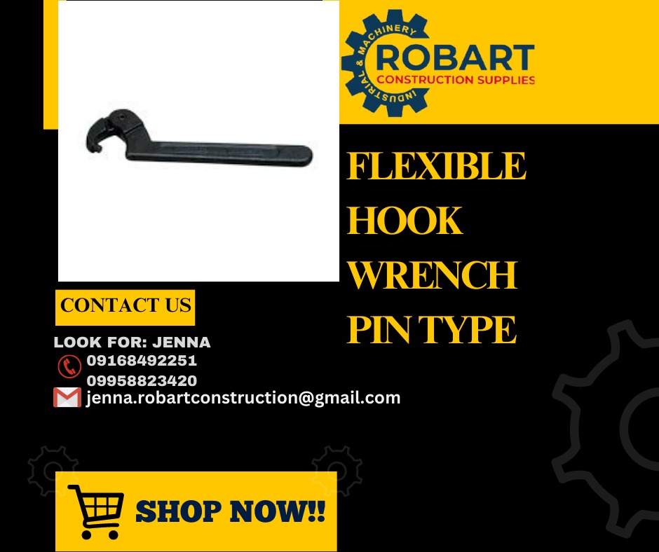 FLEXIBLE HOOK WRENCH PIN TYPE on Carousell