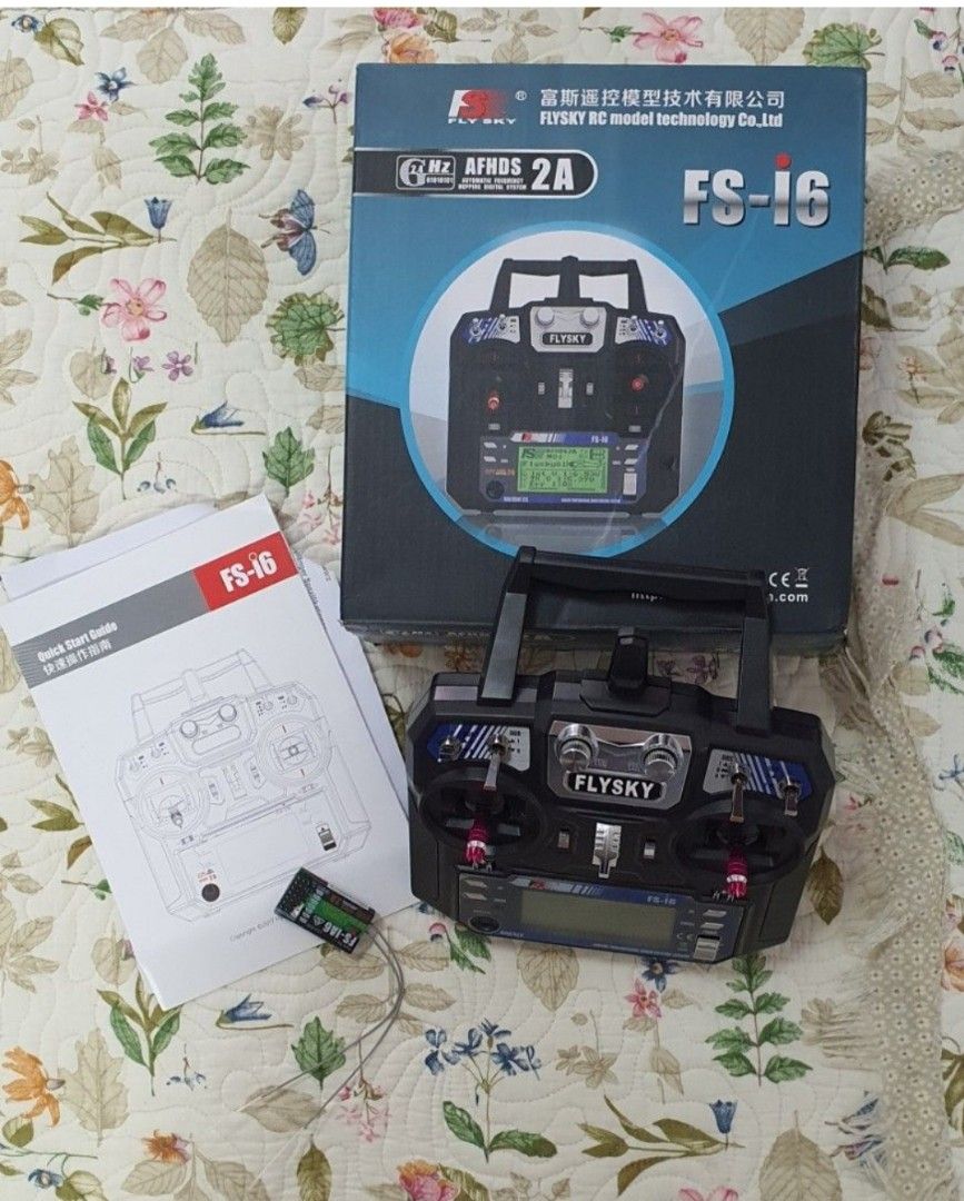 Flysky FS-i6 6CH 2.4GHz Radio System RC Transmitter Controller With FS-iA6 Receiver For RC ...