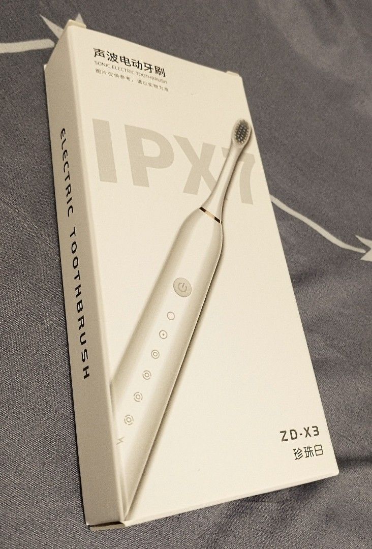 Free Sonic Electric Toothbrush Waterproof ZD-X3, Beauty & Personal Care ...