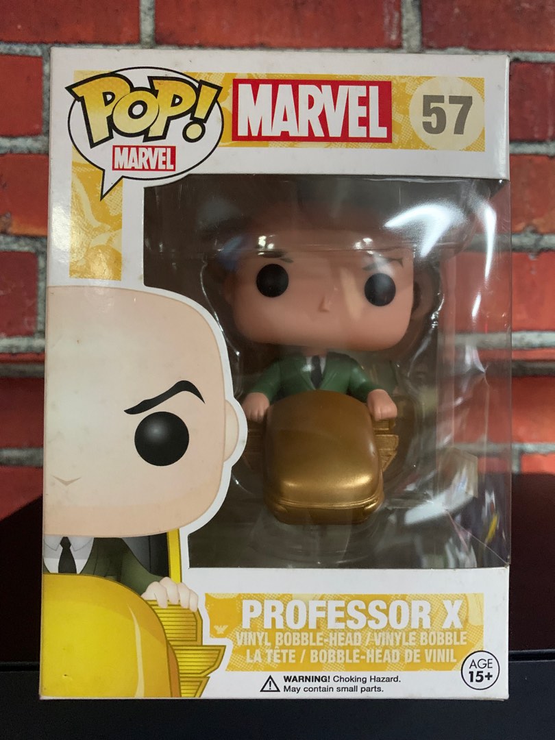 Funko Pop Marvel - Professor X, Hobbies & Toys, Toys & Games on Carousell