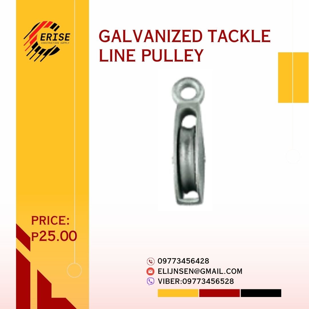 GALVANIZED TACKLE LINE PULLEY, Commercial & Industrial, Construction ...