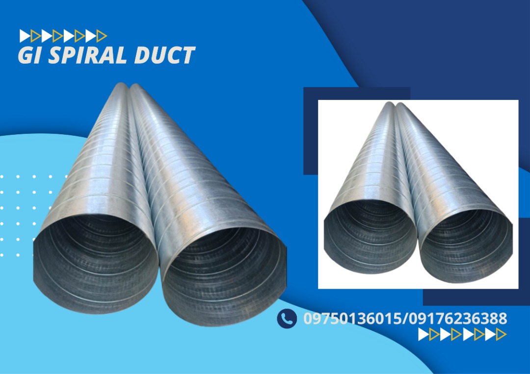 GI SPIRAL DUCT, Commercial & Industrial, Industrial Equipment on Carousell