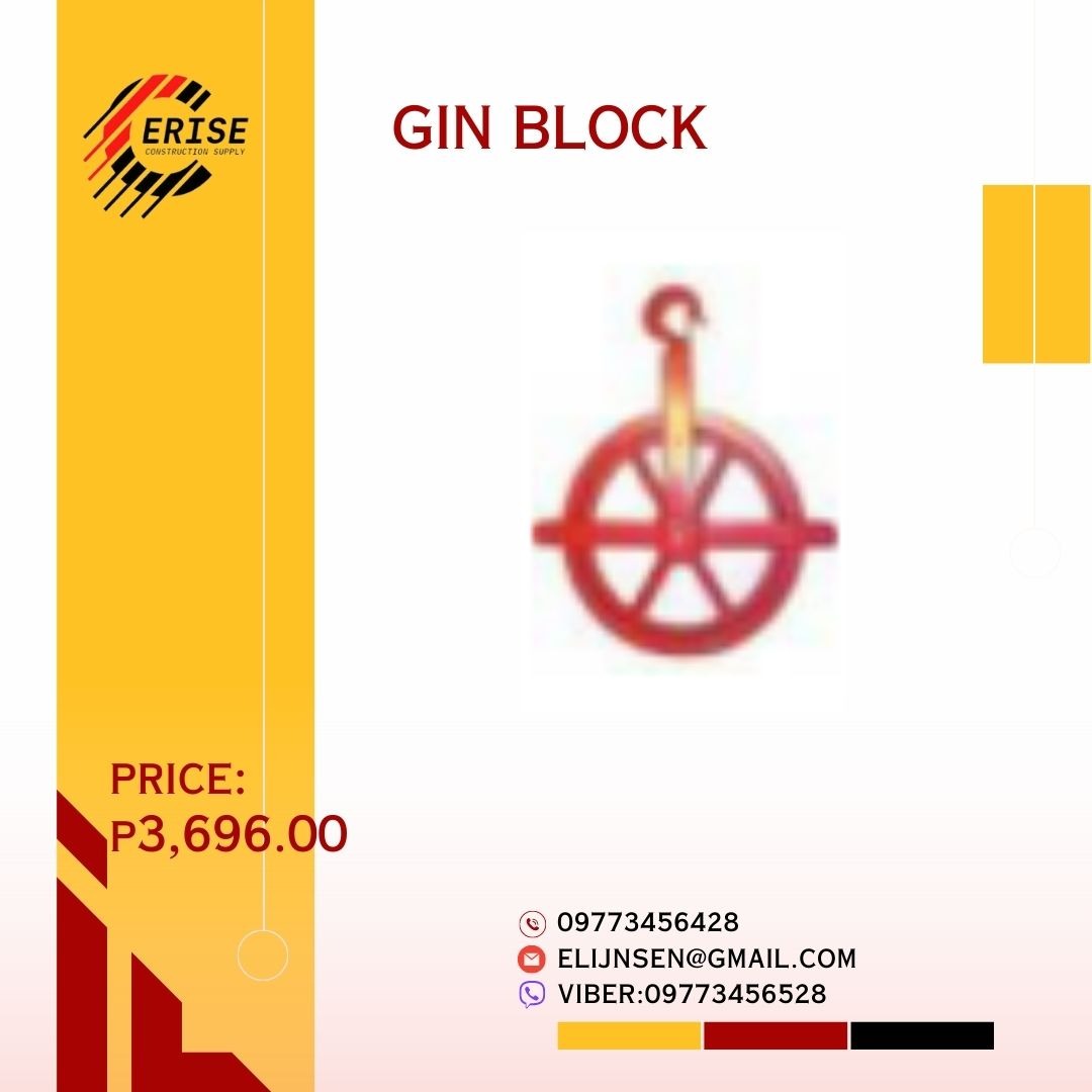 GIN BLOCK, Commercial & Industrial, Construction & Building Materials ...