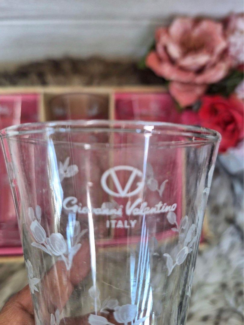 Giovanni Valentino glass set on Carousell