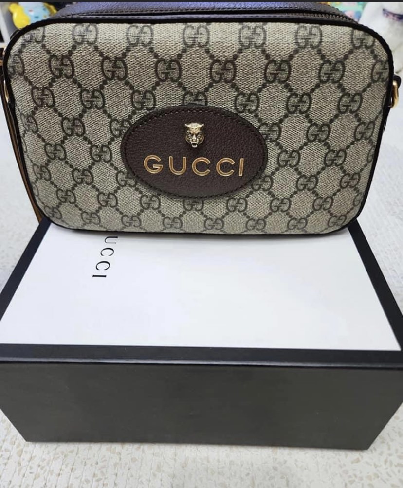Gucci Supreme camera bag on Carousell