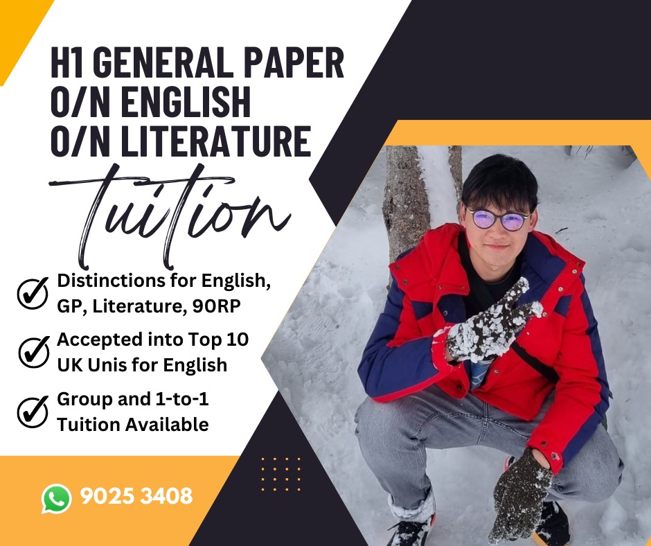 H1 GENERAL PAPER (GP) / O&N ENGLISH TUITION BY 90RP STUDENT, Learning ...