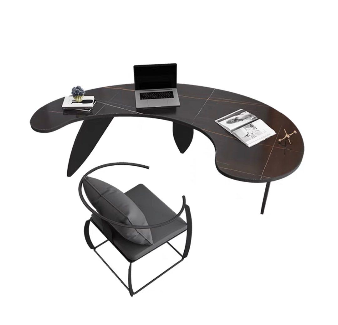 HADZI Modern Slate Work Desk, Furniture & Home Living, Furniture ...