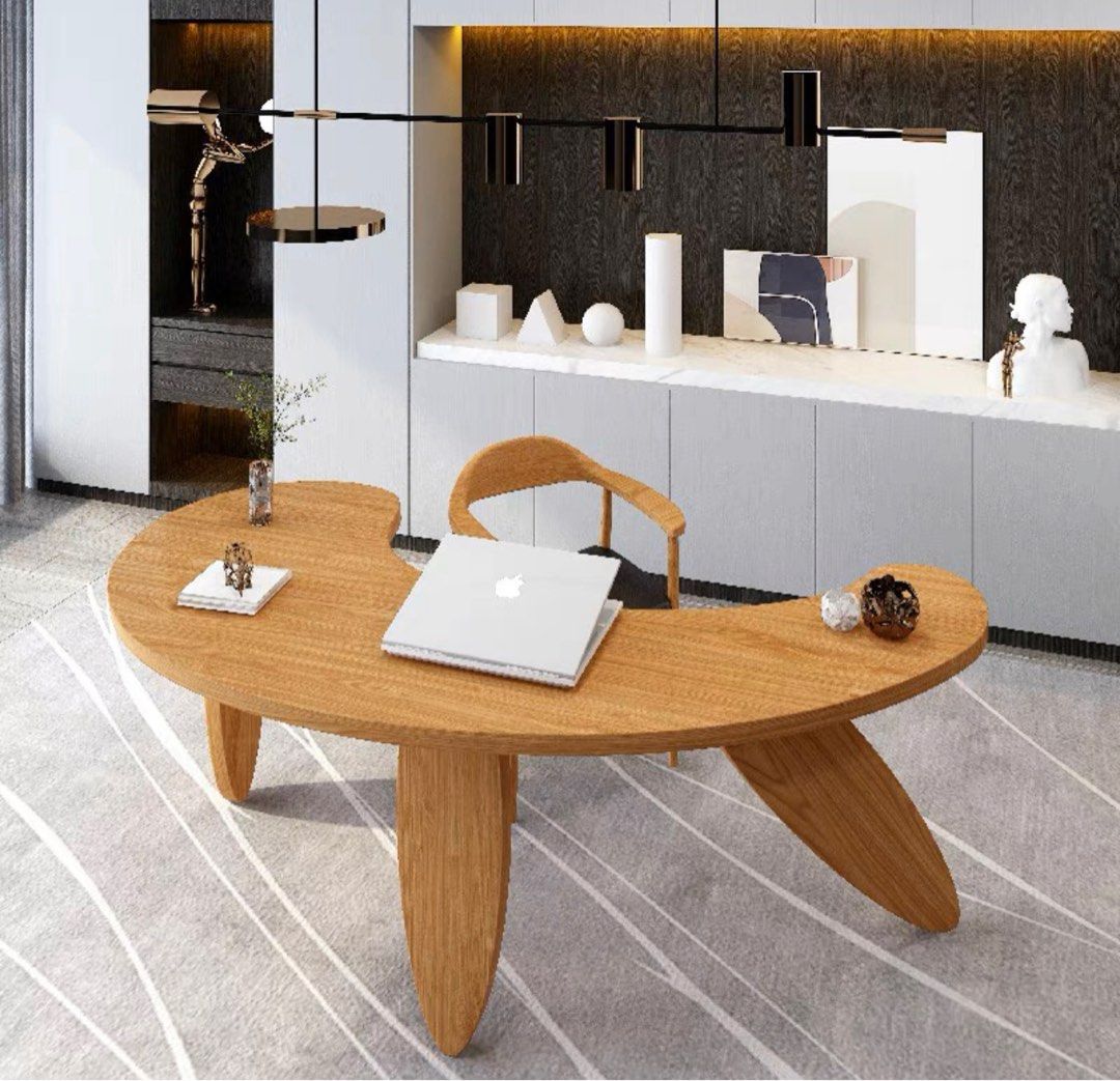 HADZI Modern Wood Work Desk, Furniture & Home Living, Furniture, Tables ...