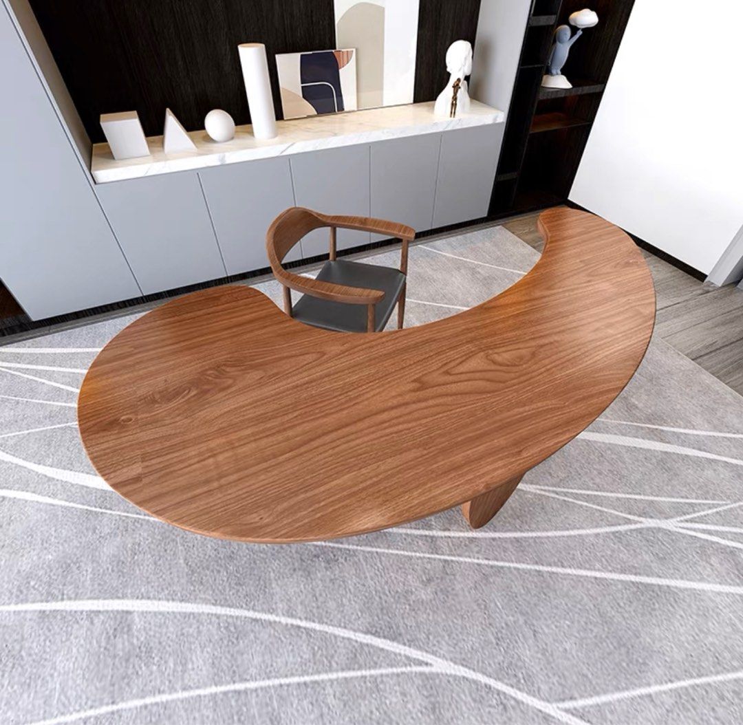 HADZI Modern Wood Work Desk, Furniture & Home Living, Furniture, Tables ...