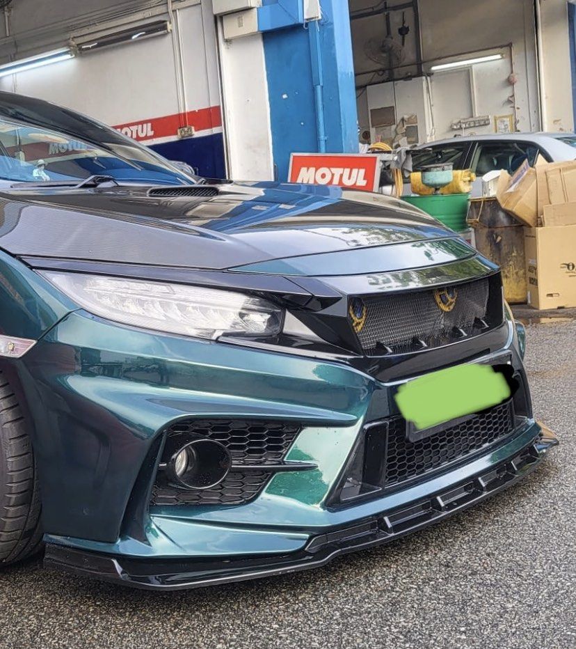 Honda Civic FC JS racing grill, Car Accessories, Accessories on Carousell