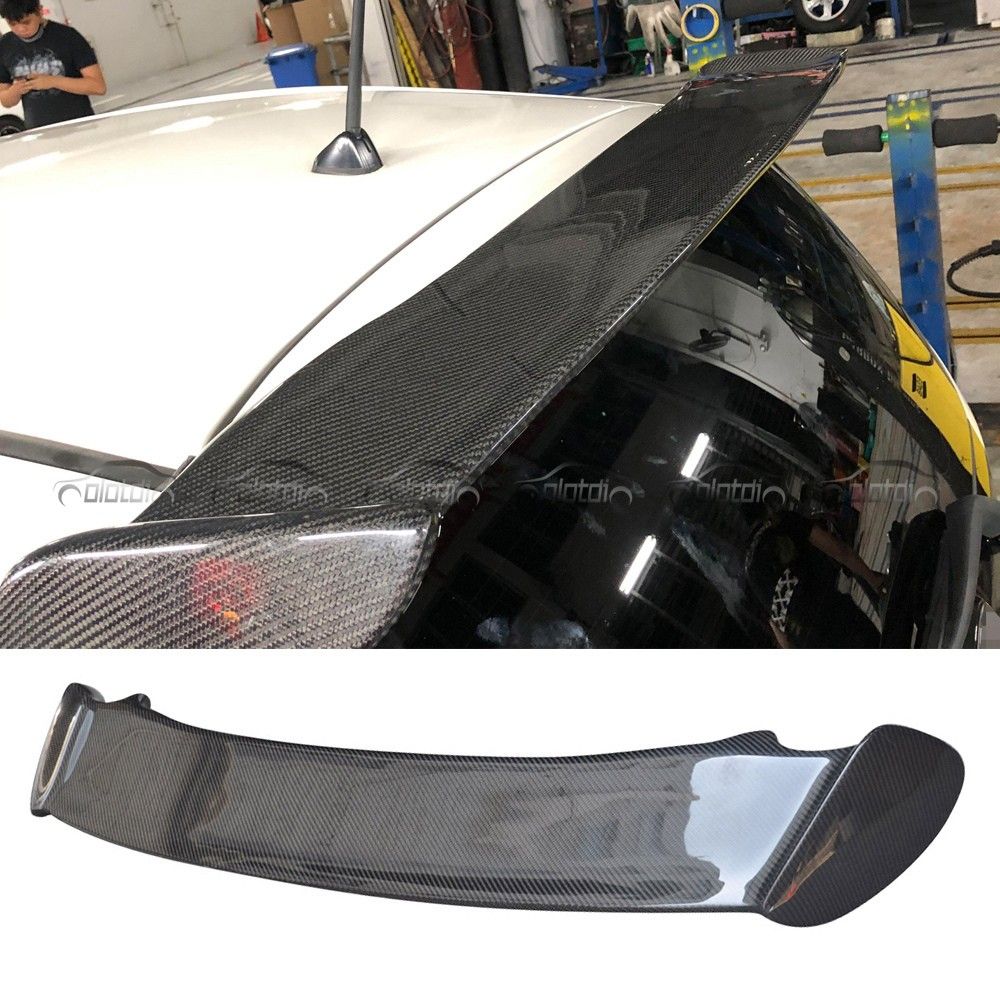 Honda fit carbon fiber spoiler, Car Accessories, Accessories on Carousell