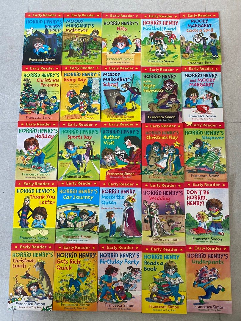 [25 books] Horrid Henry (Early Reader Set) , Hobbies & Toys, Books ...