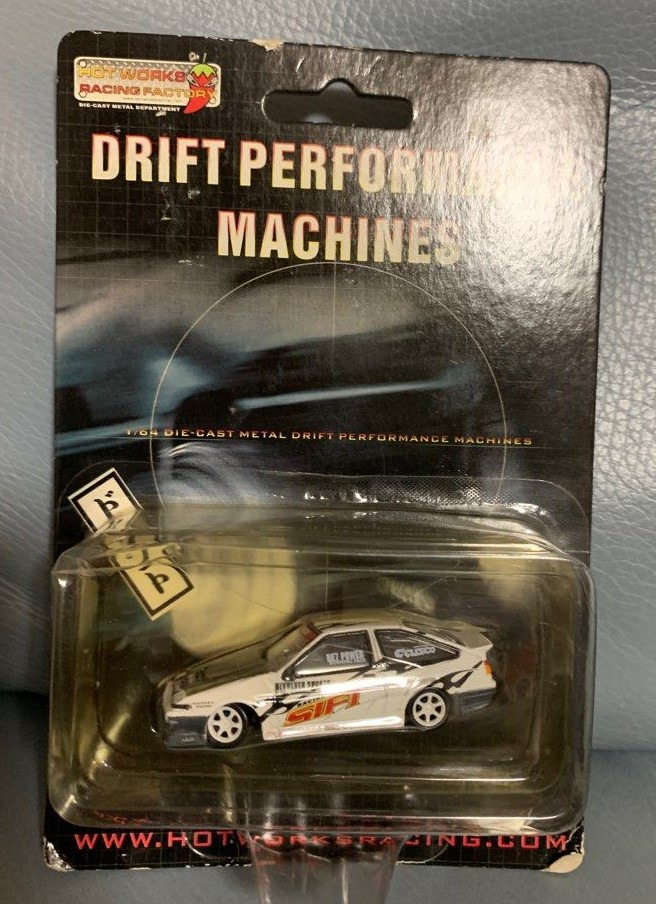 HotWorks 1/64 Toyota Trueno AE86 JDM Drift D1GP SIFT AE86 Torno D1 2002 ...