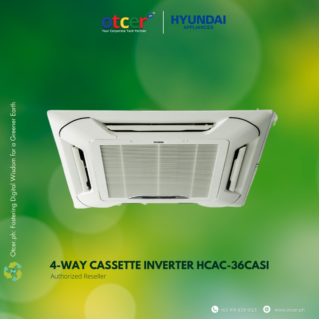 HYUNDAI 4-WAY CASSETTE INVERTER HCAC-36CASI, TV & Home Appliances, Air ...