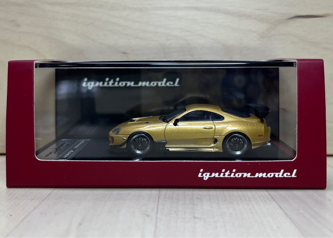 IG ignition model Toyota Supra RX JZA80 Gold, 興趣及遊戲, 玩具 & 遊戲類 - Carousell