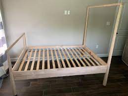 IKEA GJÖRA / GJORA Wood bed frame, Furniture & Home Living, Furniture ...