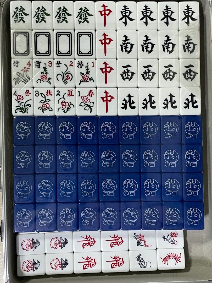 *Instock* Doraemon Mahjong Set Limited Edition , Pikachu Mahjong, Hello ...