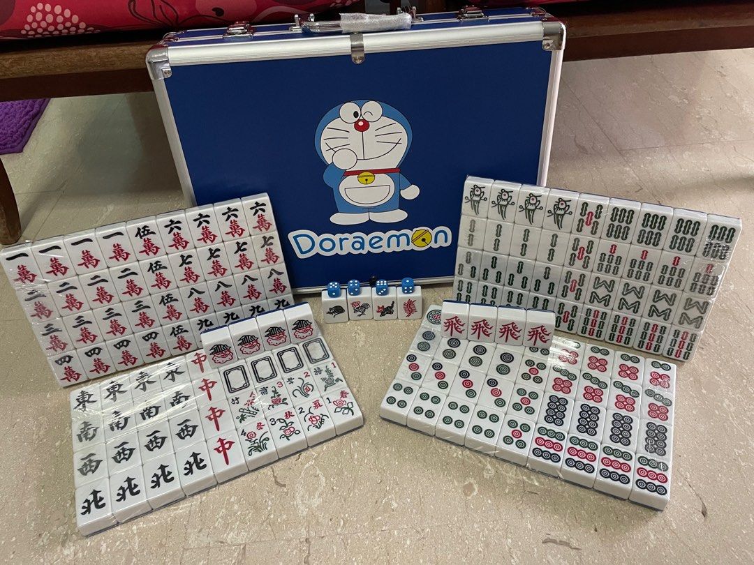 *Instock* Doraemon Mahjong Set Limited Edition , Pikachu Mahjong, Hello ...