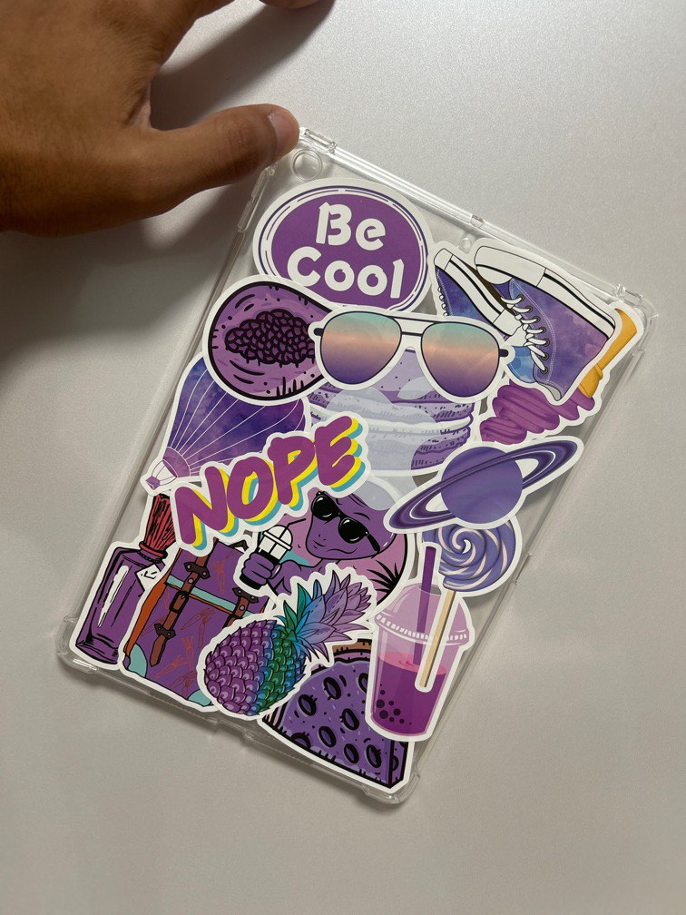 iPad Casing DIY Sticker Bomb 9/8/7th Gen, Mobile Phones & Gadgets ...