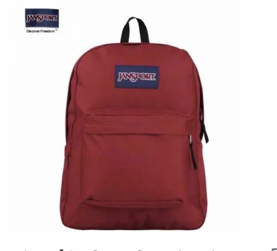 Jansport Superbreak Backpack (Maroon), Women's Fashion, Bags & Wallets ...