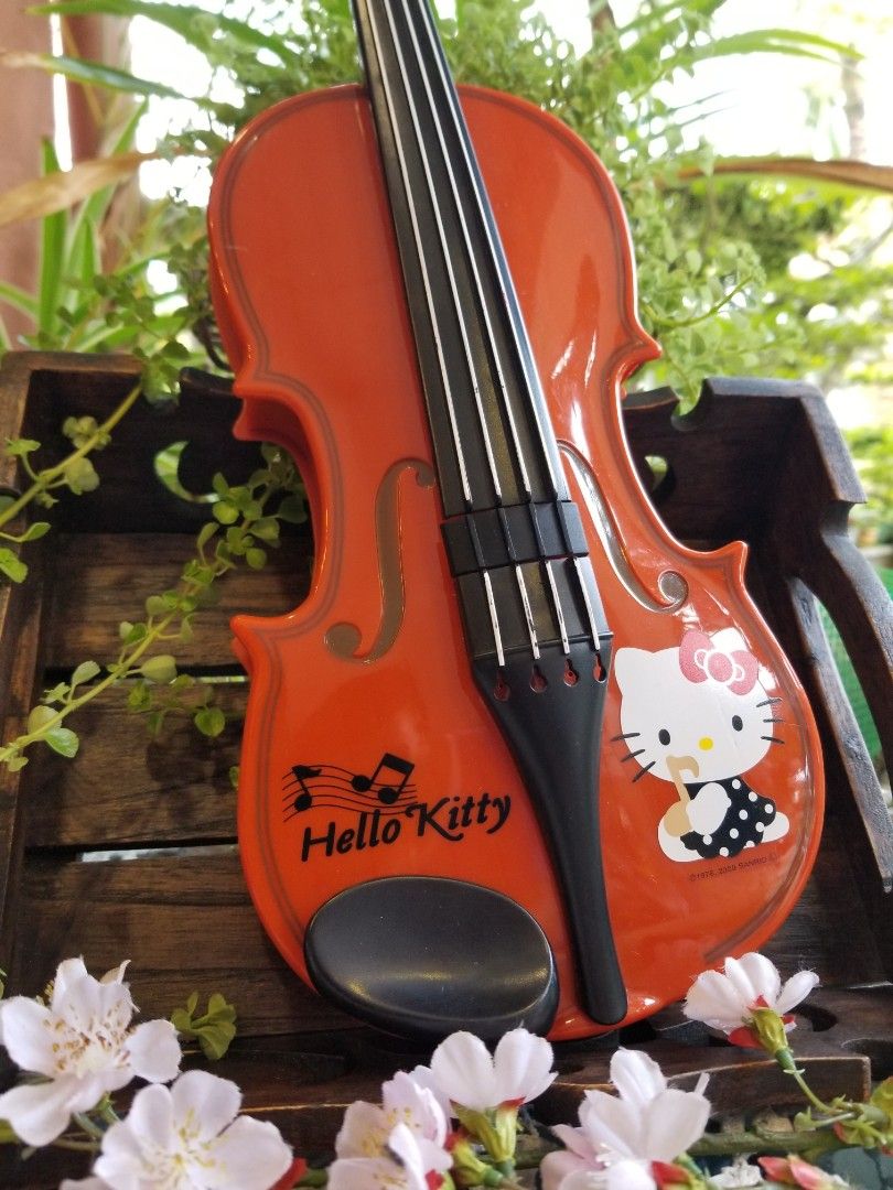 Japan vintage sanrio hello kitty violin for deco, Hobbies & Toys, Collectibles & Memorabilia ...