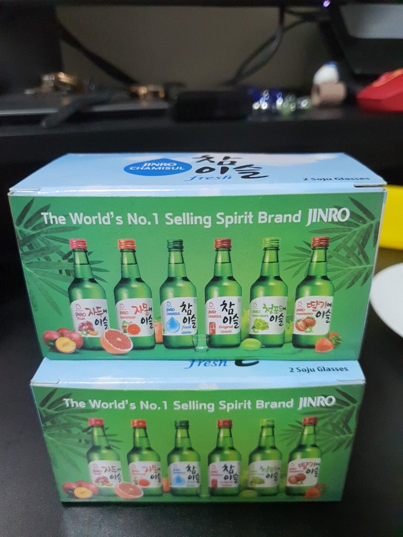 Jinro Chamisul Soju Glasses, Food & Drinks, Alcoholic Beverages on Carousell