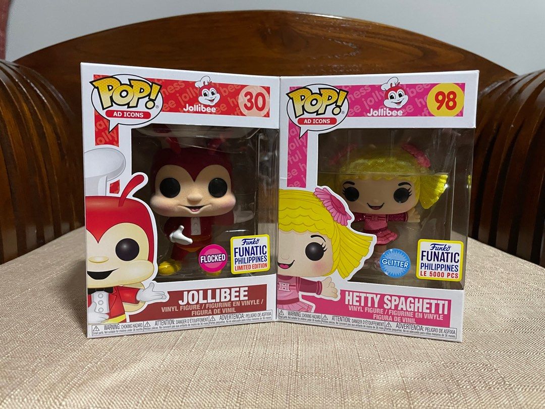 Jollibee and Hetty Spaghetti Funko, Hobbies & Toys, Toys & Games on ...
