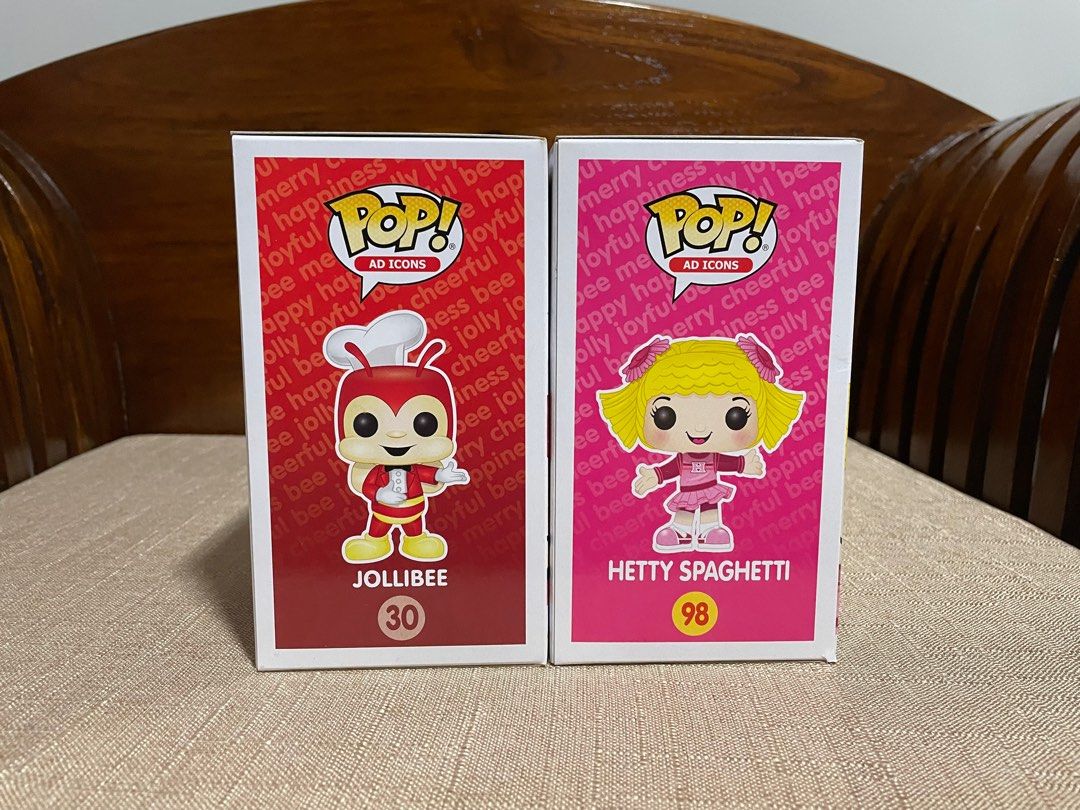 Jollibee and Hetty Spaghetti Funko, Hobbies & Toys, Toys & Games on ...