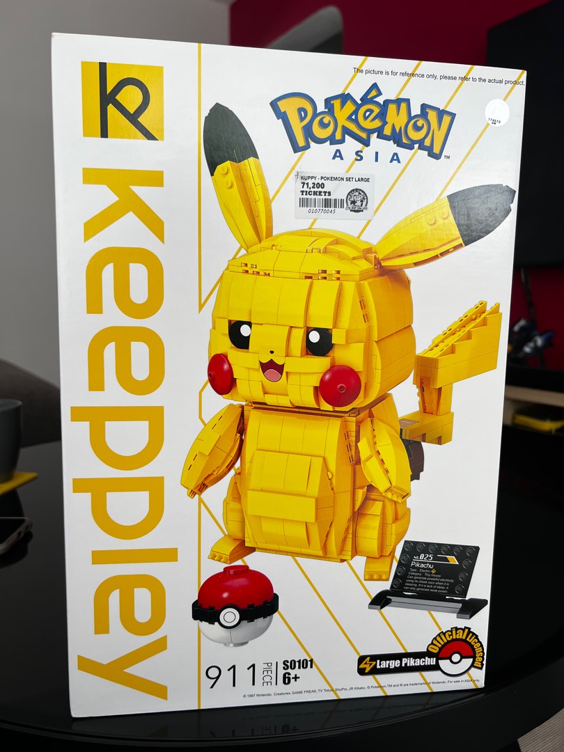 Keeppley Pokemon - Large Pikachu, Hobbies & Toys, Toys & Games on Carousell