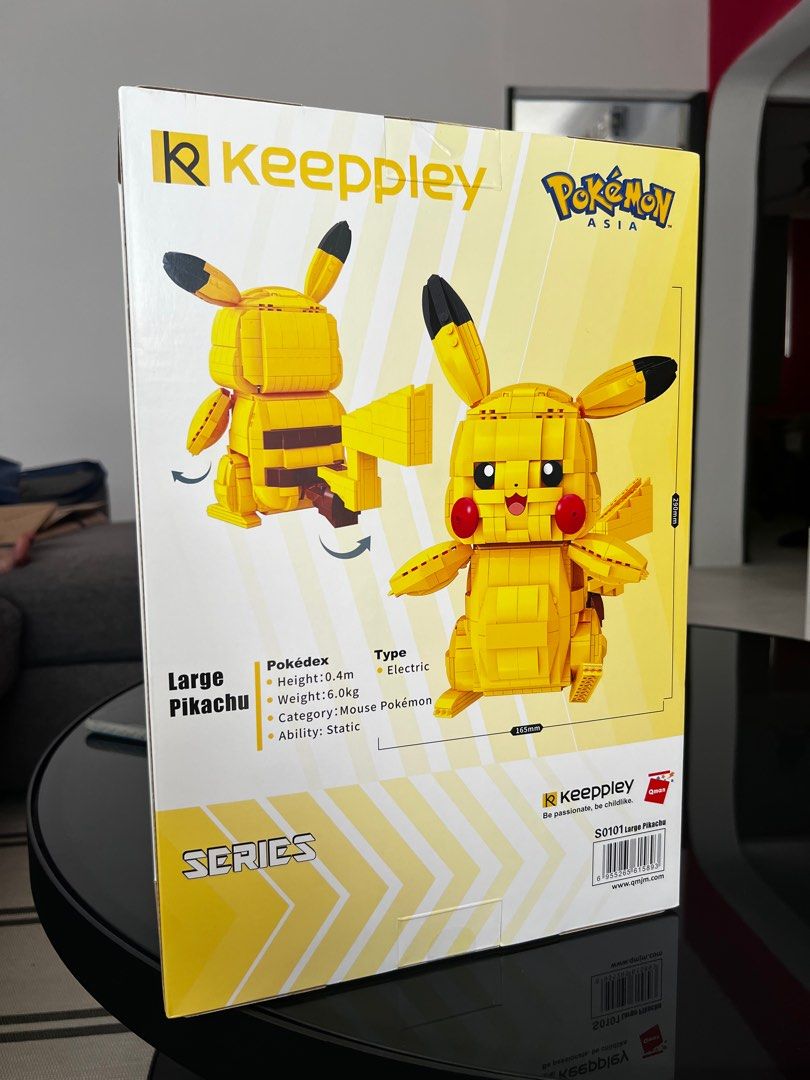 Keeppley Pokemon - Large Pikachu, Hobbies & Toys, Toys & Games on Carousell