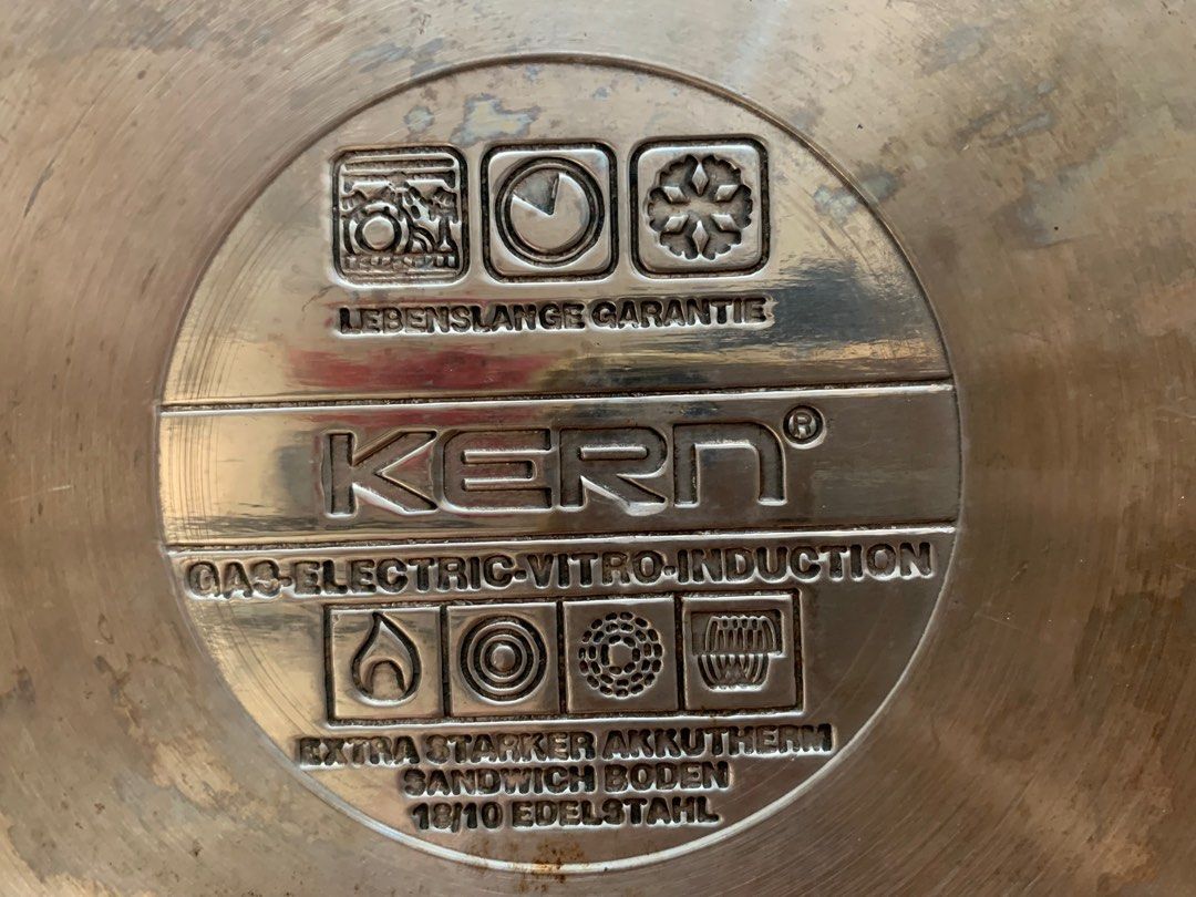 Kern stainless steel frying pan, Furniture & Home Living, Kitchenware ...