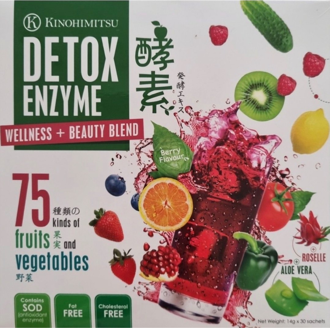 Kinohimitsu Detox Enzyme - brand new, Health & Nutrition, Health ...