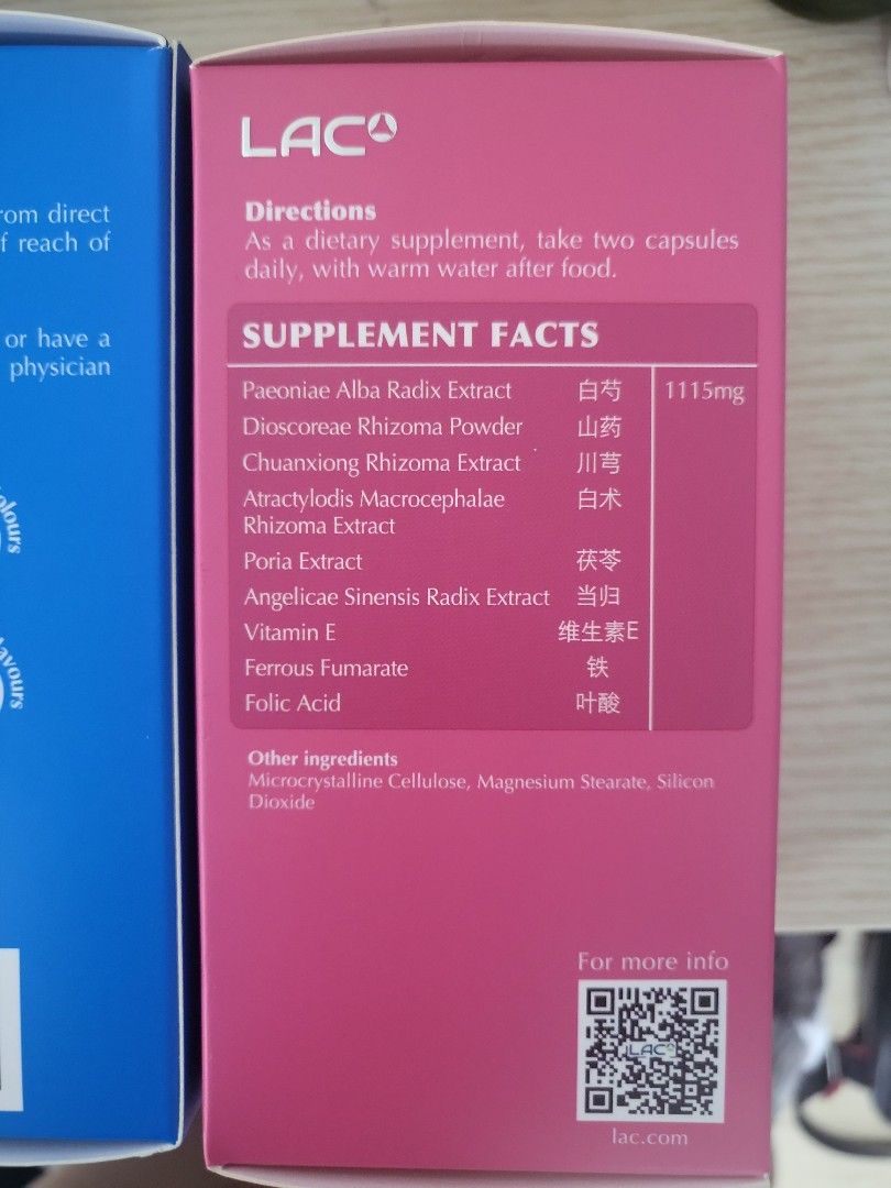 LAC Activated Conceive+ For Her and Him (60 Capsules), Health ...