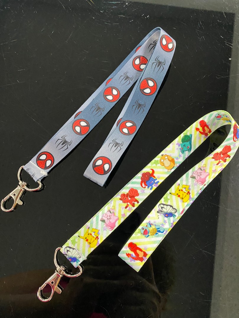 Lanyard pokemon pikachu spiderman kids, Everything Else on Carousell