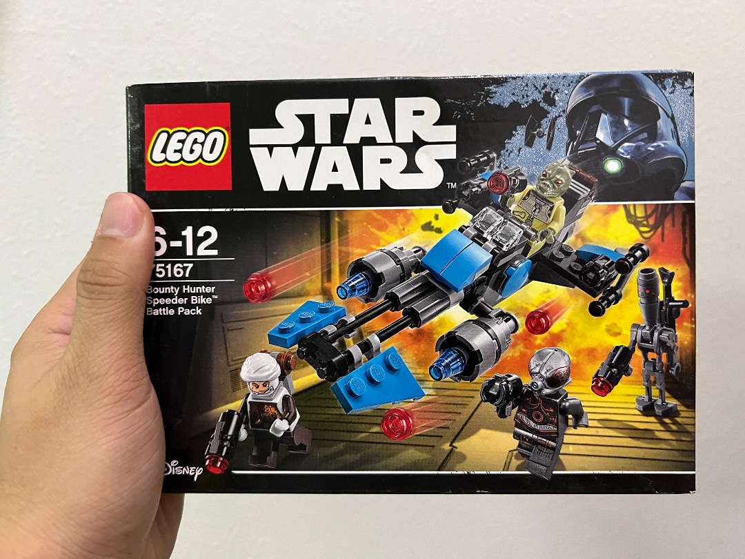 Lego 75167 Bounty Hunter Speeder Bike Battle Pack, Hobbies & Toys, Toys ...
